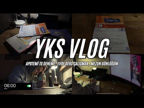 +7 saat, apotemi tg deneme, evde ders çalışmak, mezun yks günlüğüm #yks26