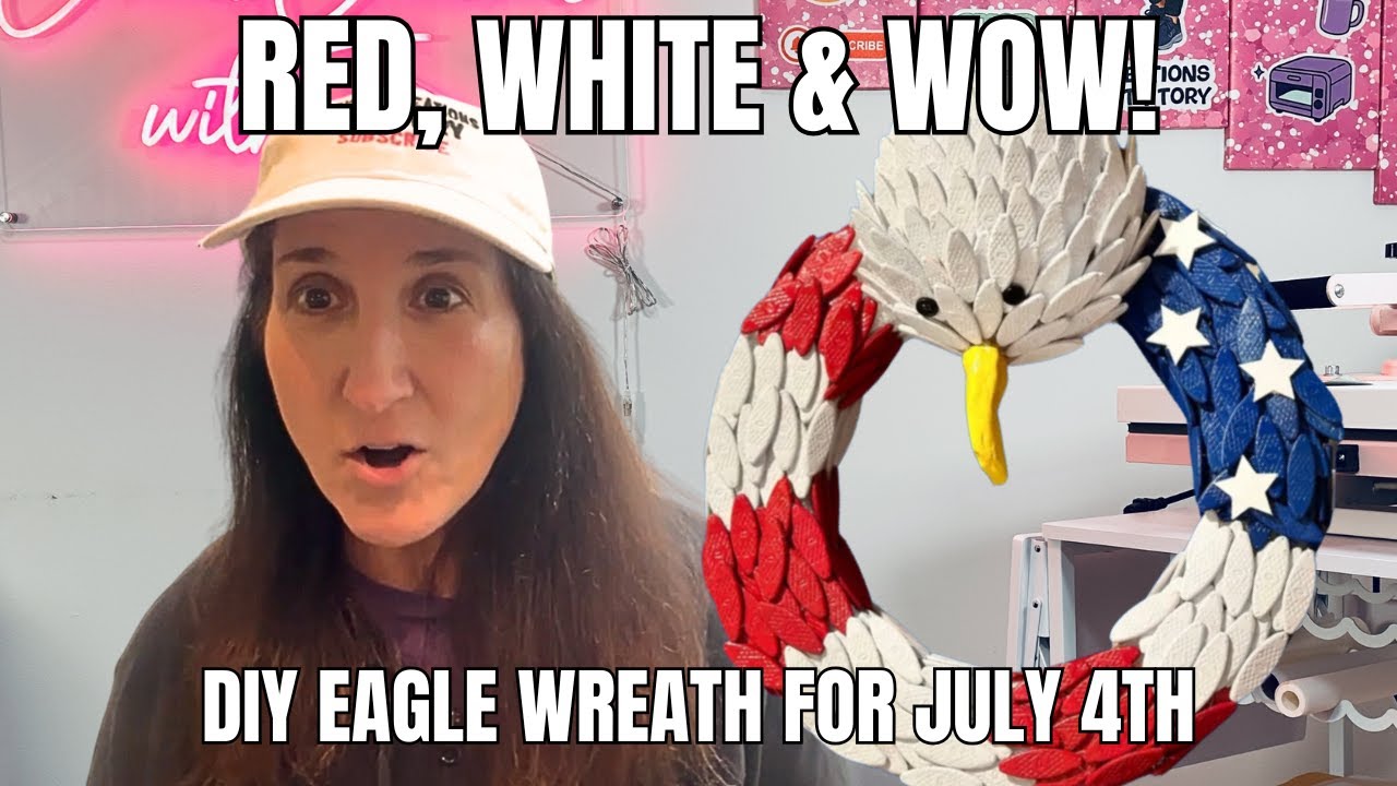 July 4th DIY: Bald Eagle Wreath Tutorial (Amazon Supplies) For ...
