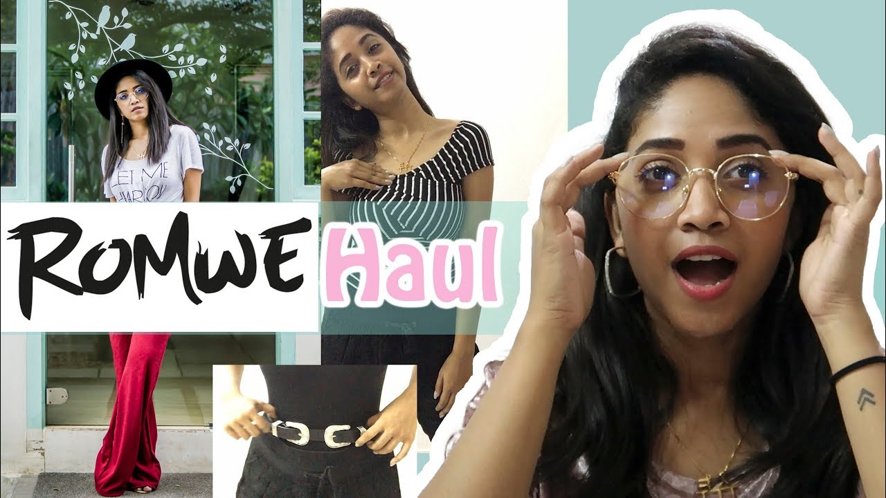 ROMWE Online Shopping Clothing & Accessories Haul | Sale Haul - YouTube