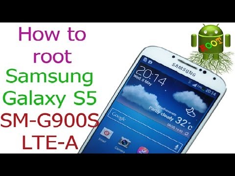 Root Samsung Galaxy S5 LTE-A (SM-G900S) - YouTube