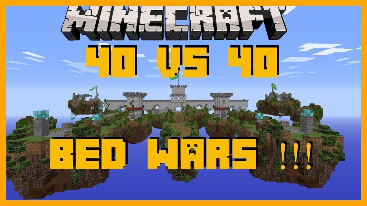 Hypixel BedWars 40vs40 Castle - YouTube