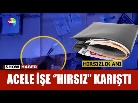 Kadın hırsız el çabukluğuyla çaldı