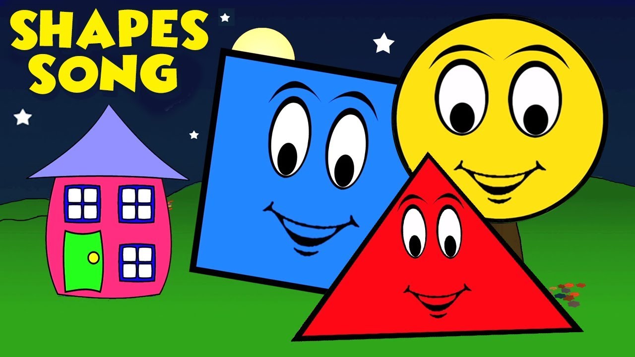 forma canción | Canciones Infantiles | aprender formas | Shapes Song ...