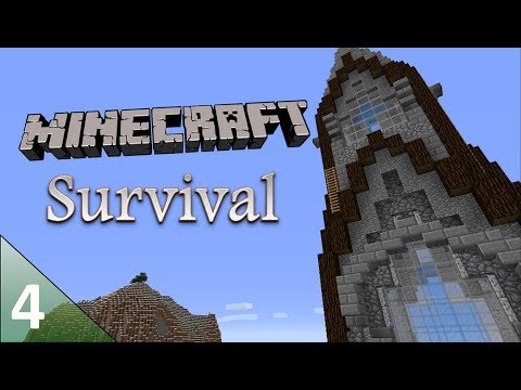 Minecraft Survival - E4: Acrophobia - YouTube