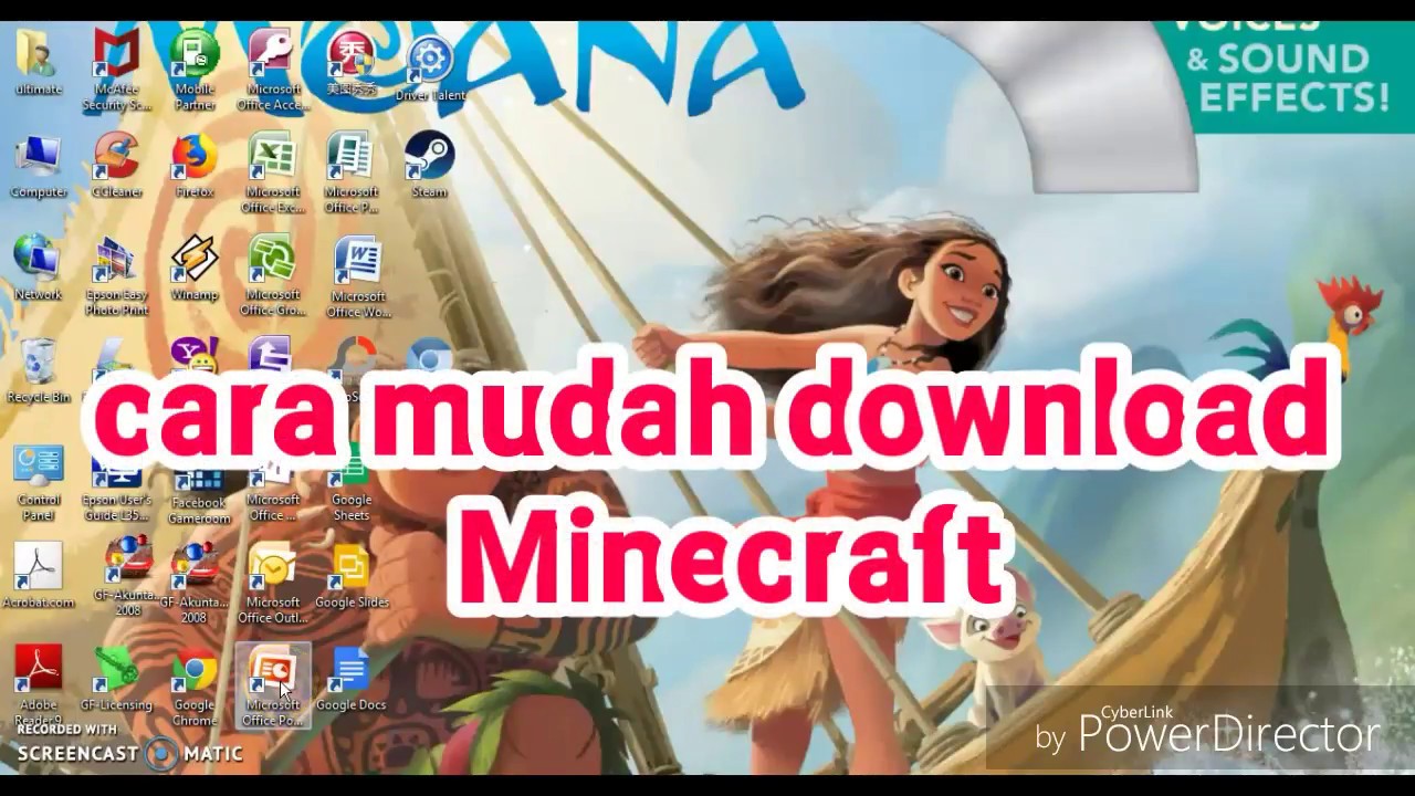 Cara Download Minecraft PC. Gratis 100% bisa - YouTube