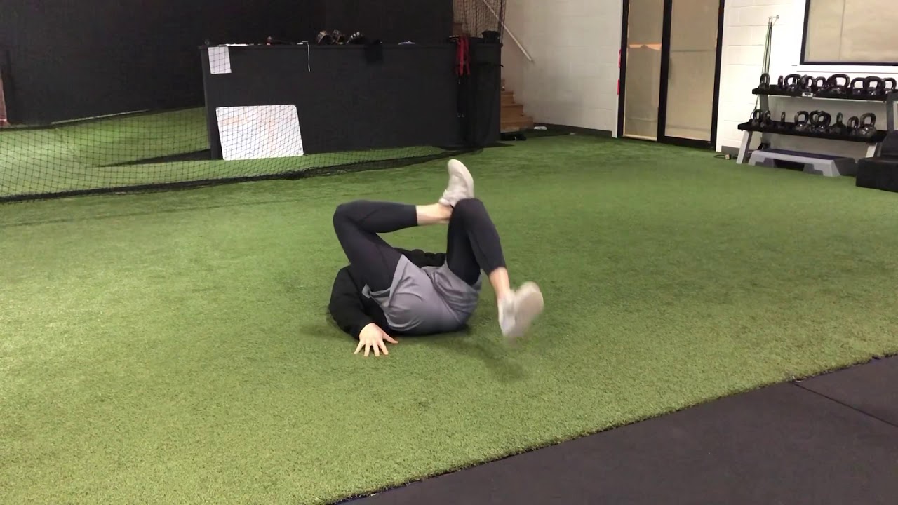 Supine Dynamic Hip External Rotation - YouTube