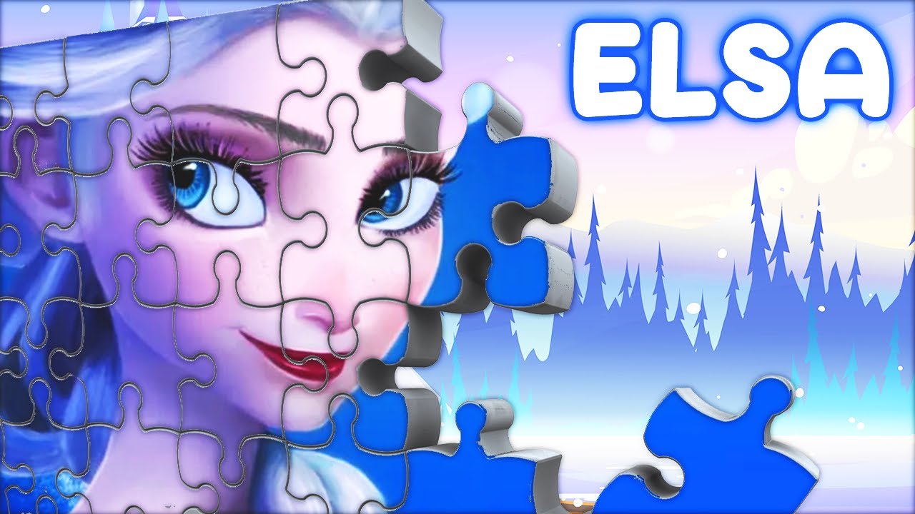 Elsa Puzzle Let It Go Frozen Queen Jigsaw - YouTube
