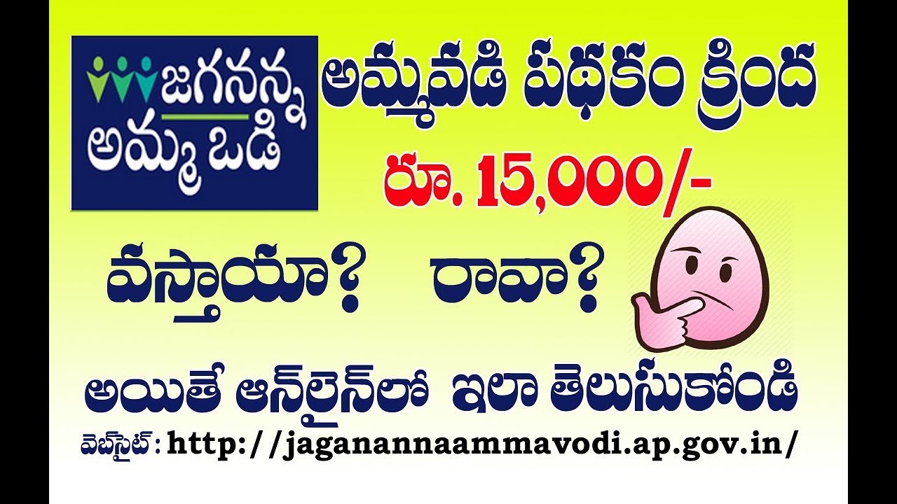 How to check Ammavodi Eligibility in Online - YouTube