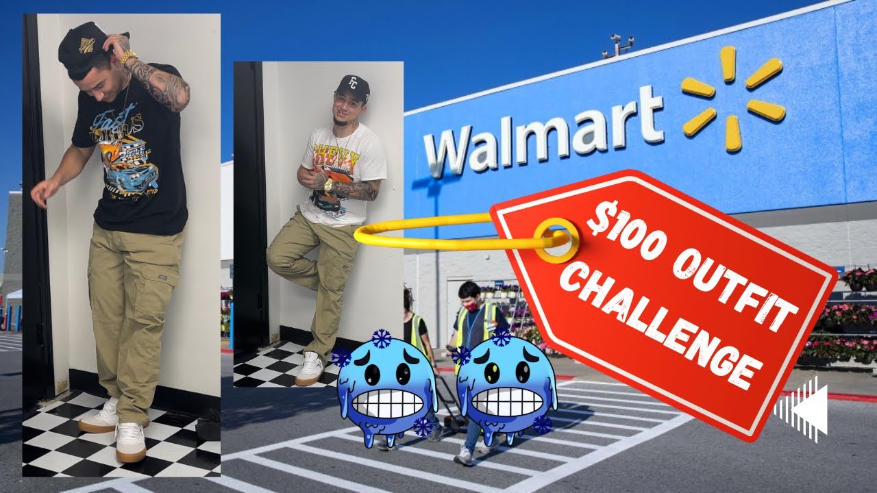 $100 WALMART OUTFIT CHALLENGE + TRY ON HAUL - YouTube