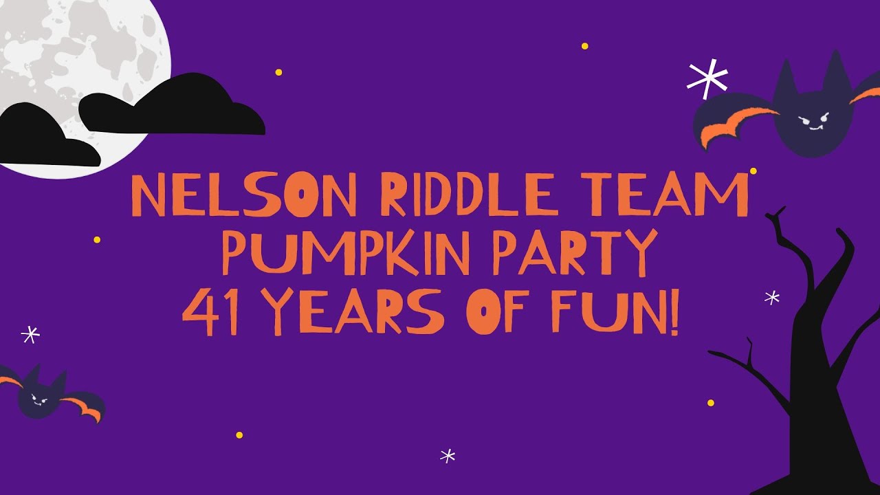 41st Annual Nelson Riddle Team Pumpkin Carving Party - YouTube