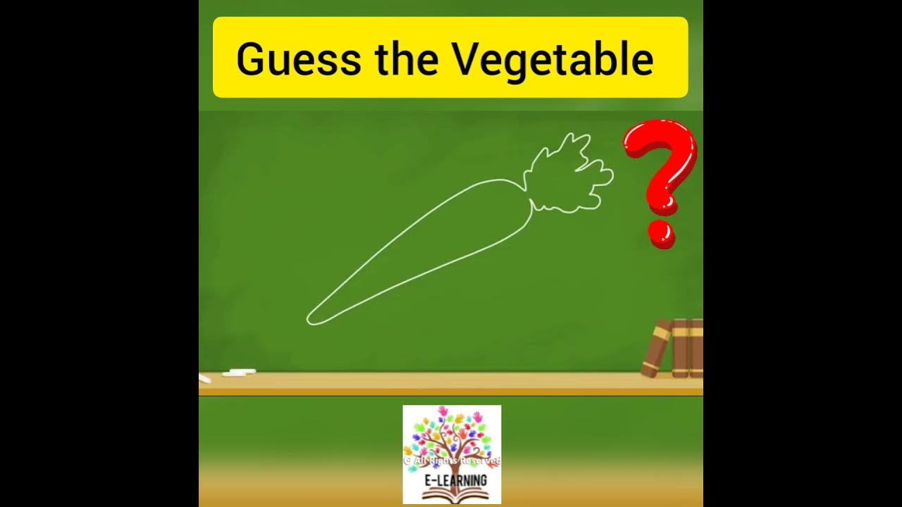 Guess the Vegetables - YouTube