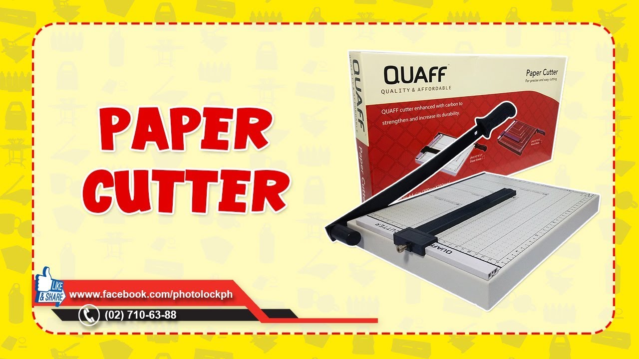 QUAFF Paper Cutter - YouTube