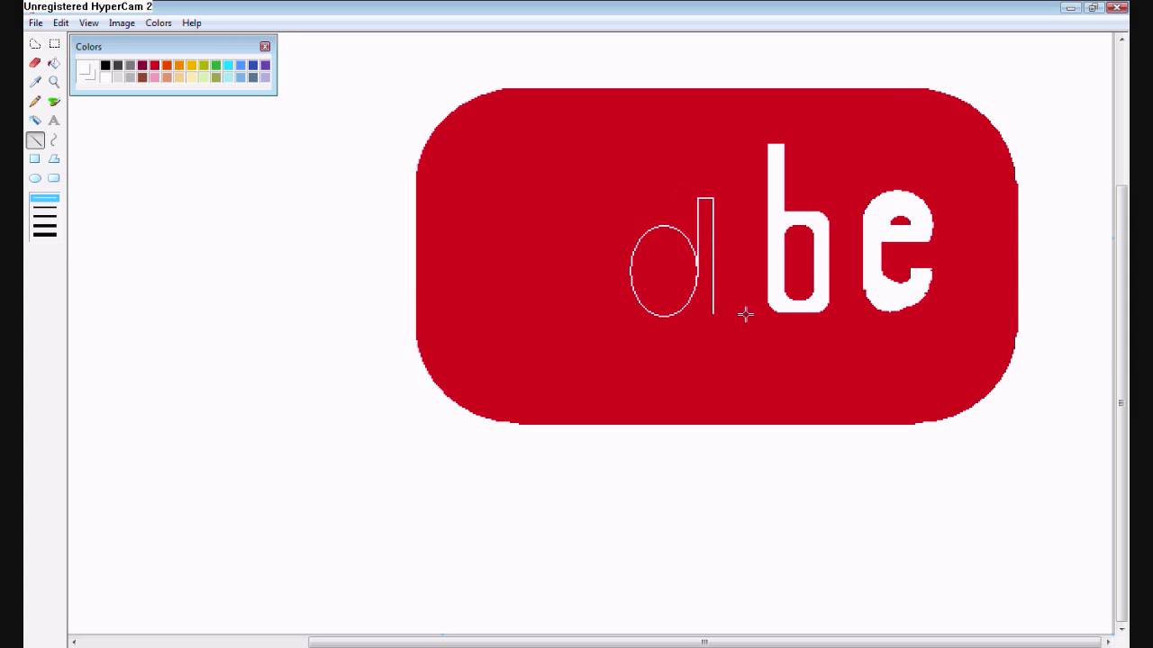 Speed Painting YouTube Logo in MS Paint - YouTube