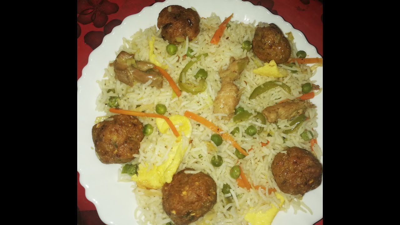 Chinese kofta Rice Delicious and Healthy Rice - YouTube