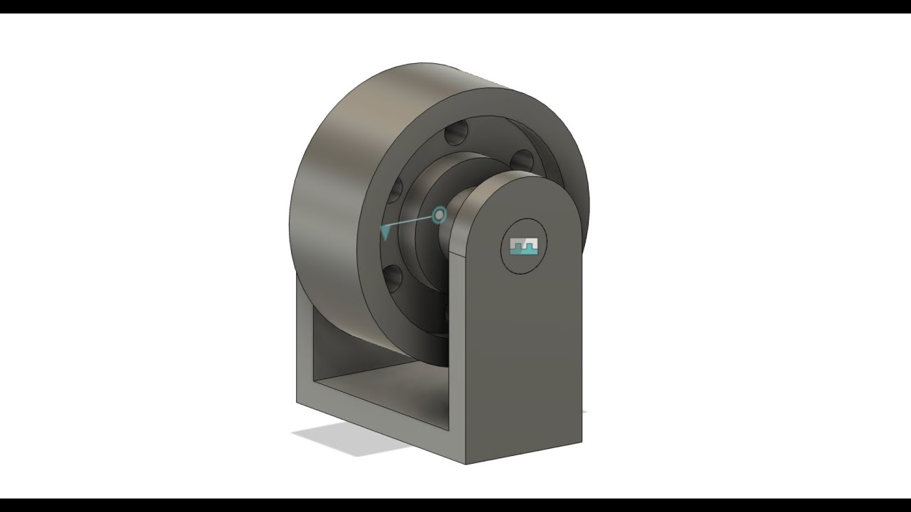 Fusion 360: Wheel and Axle Assembly - YouTube