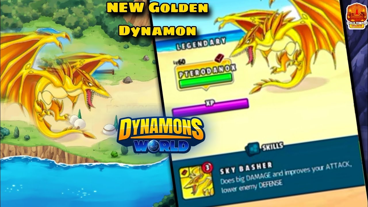 New Golden Dynamon ( Dynamons world) - YouTube