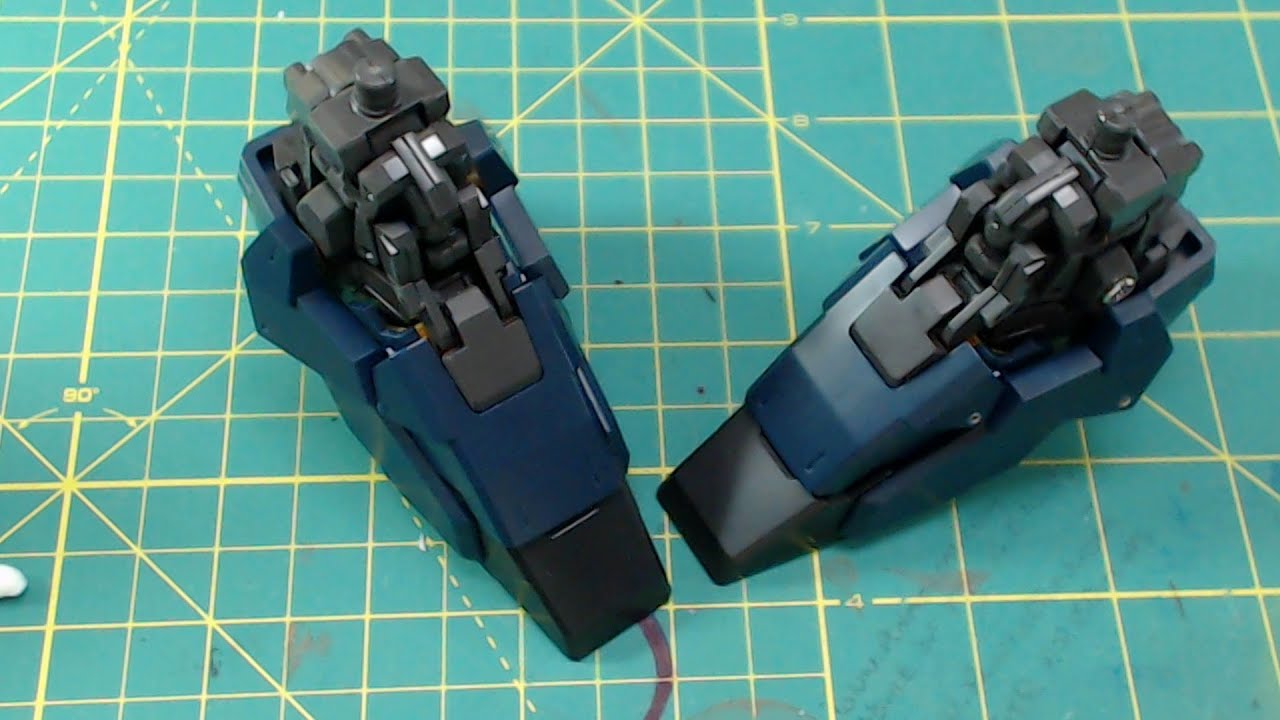 1/60 PG Unicorn Gundam Banshee Norn Feet by Hobbywave - YouTube