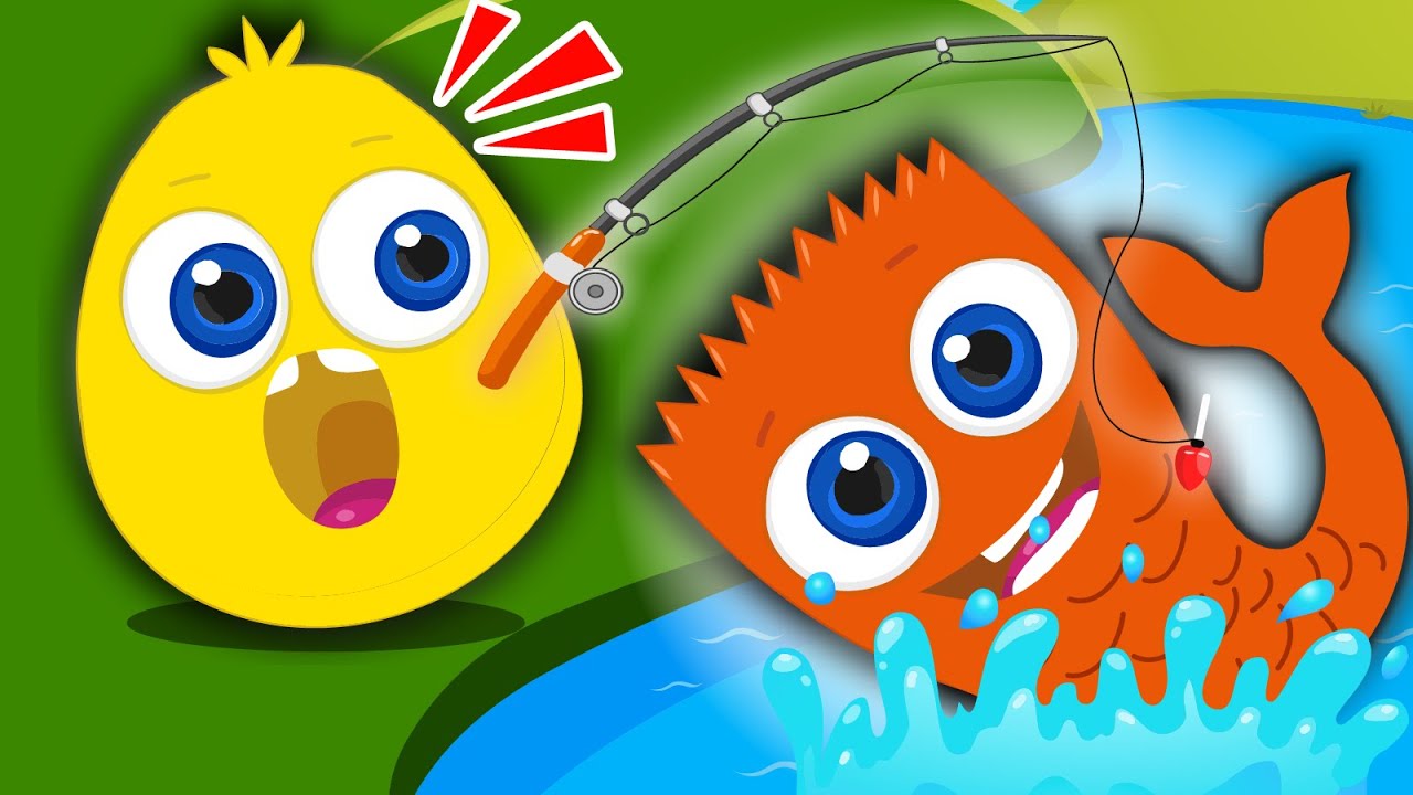 Цветные Игры с Оп и Боб Учим Желтый и Оранжевый Мультики для Детей