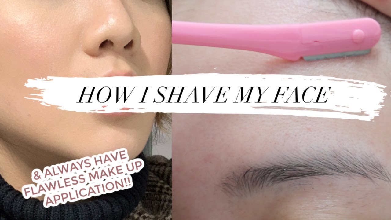 how to shave your face - YouTube