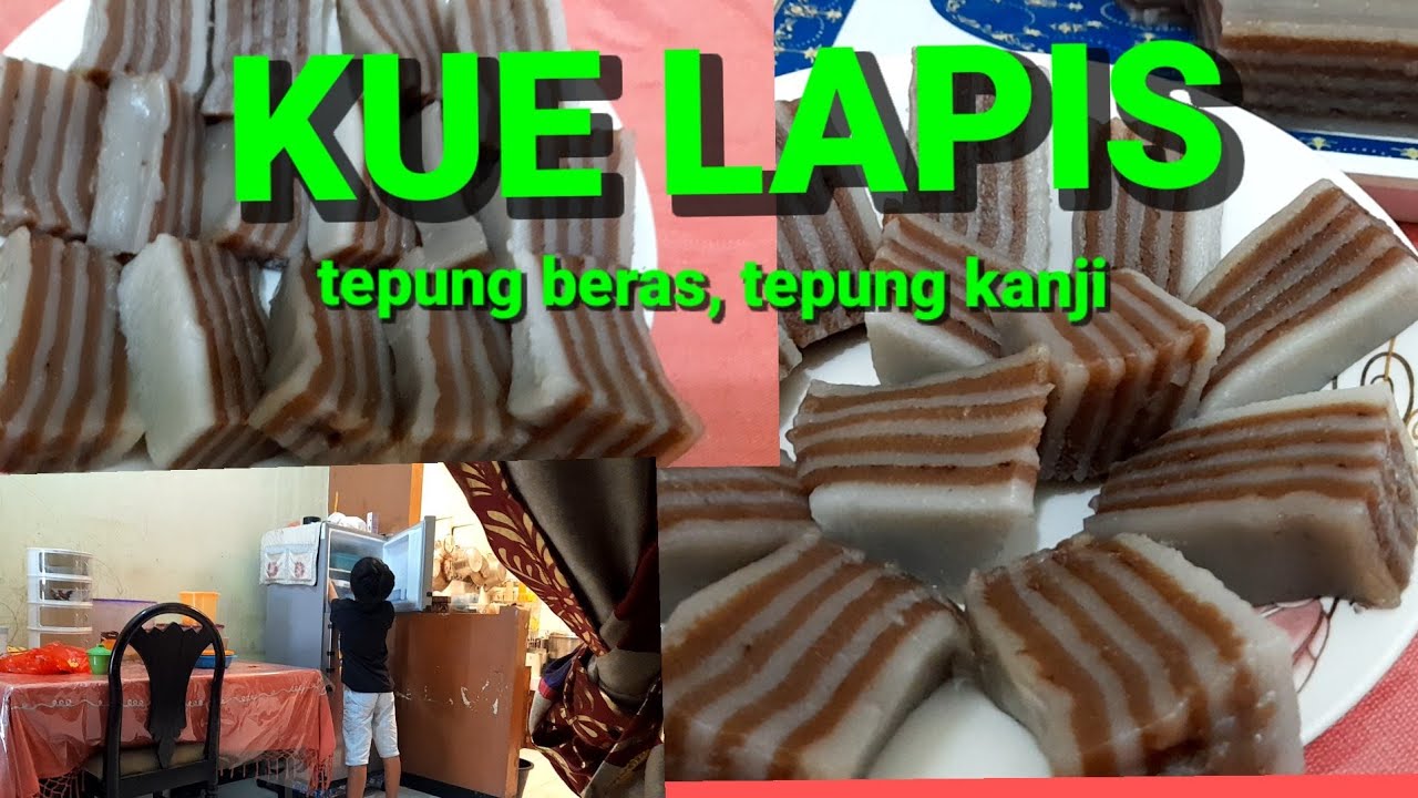 KUE LAPIS !!! TEPUNG BERAS !!! TEPUNG KANJI !! SIMPLE(@) jeng Yu-Menik ...