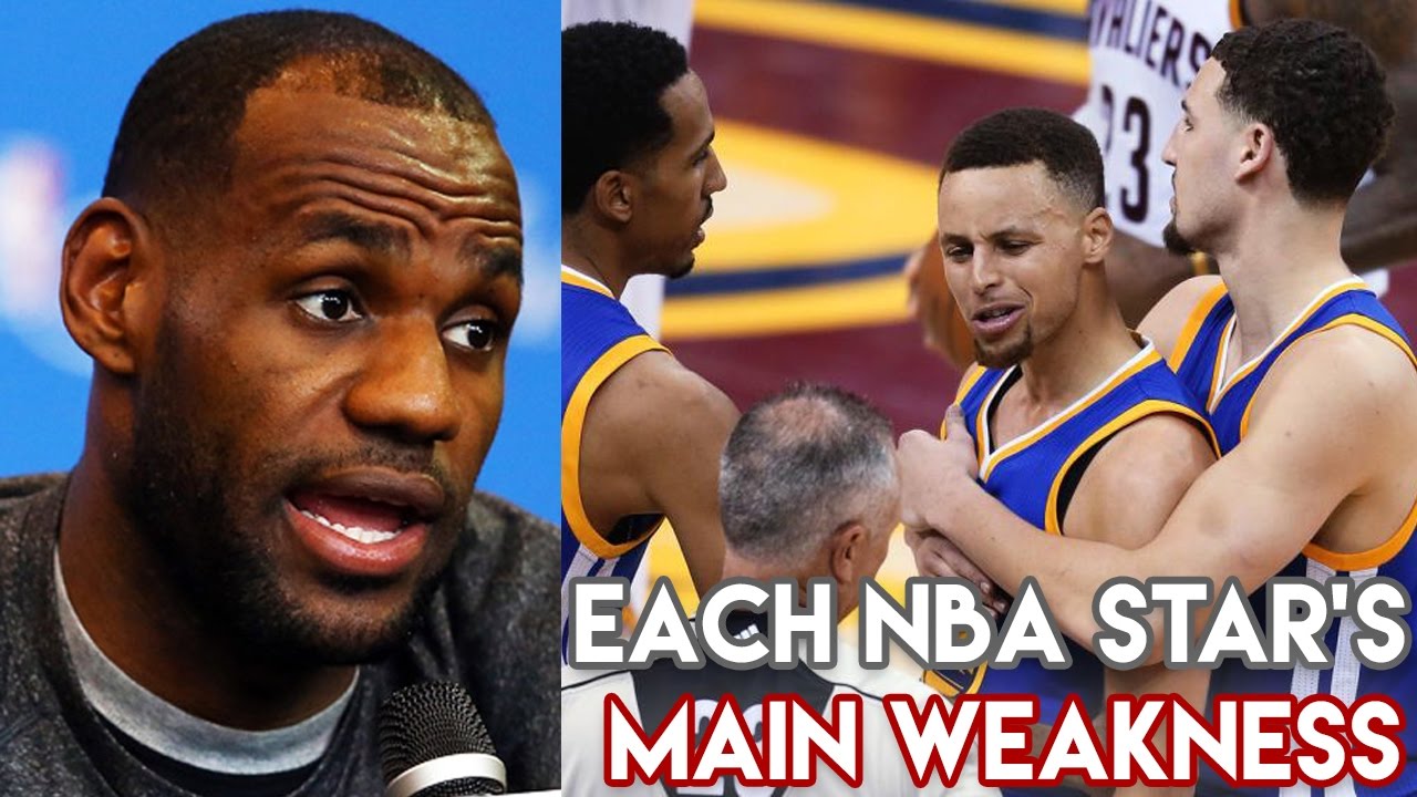 Each NBA Star's MAIN WEAKNESS! LeBron James Stephen Curry & More - YouTube
