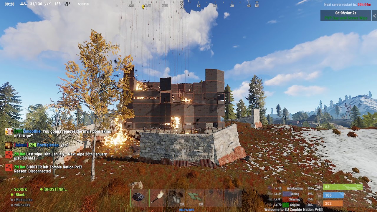 Base Destruction - Rust Zombie 2020 - YouTube