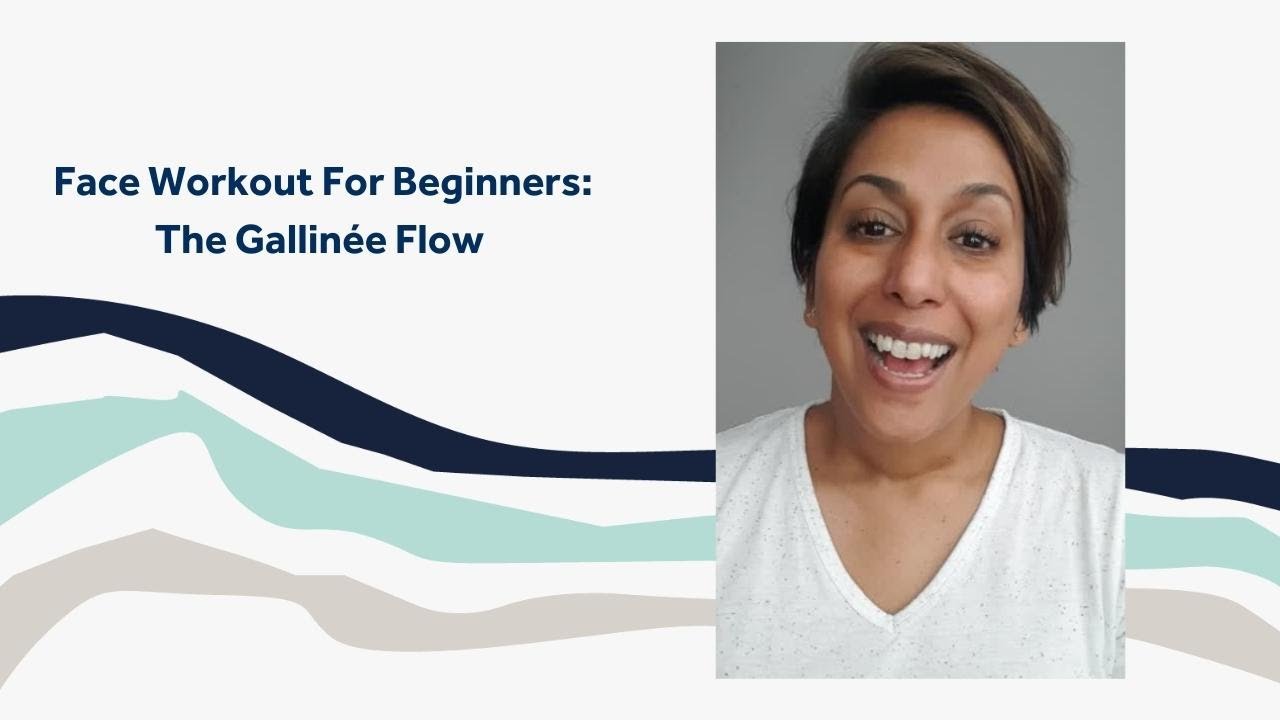 Face Workout For Beginners: Nadira V Persaud's Gallinée Flow - YouTube