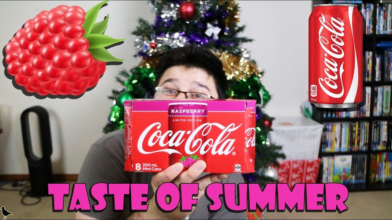Limited Edition Raspberry Coca Cola Soft Drink Taste Test | Birdew ...