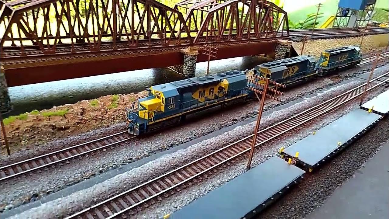 Locomotivas SD-40 e DUPLEX DE SD-40 2, no translado dos vagões PDR. - YouTube