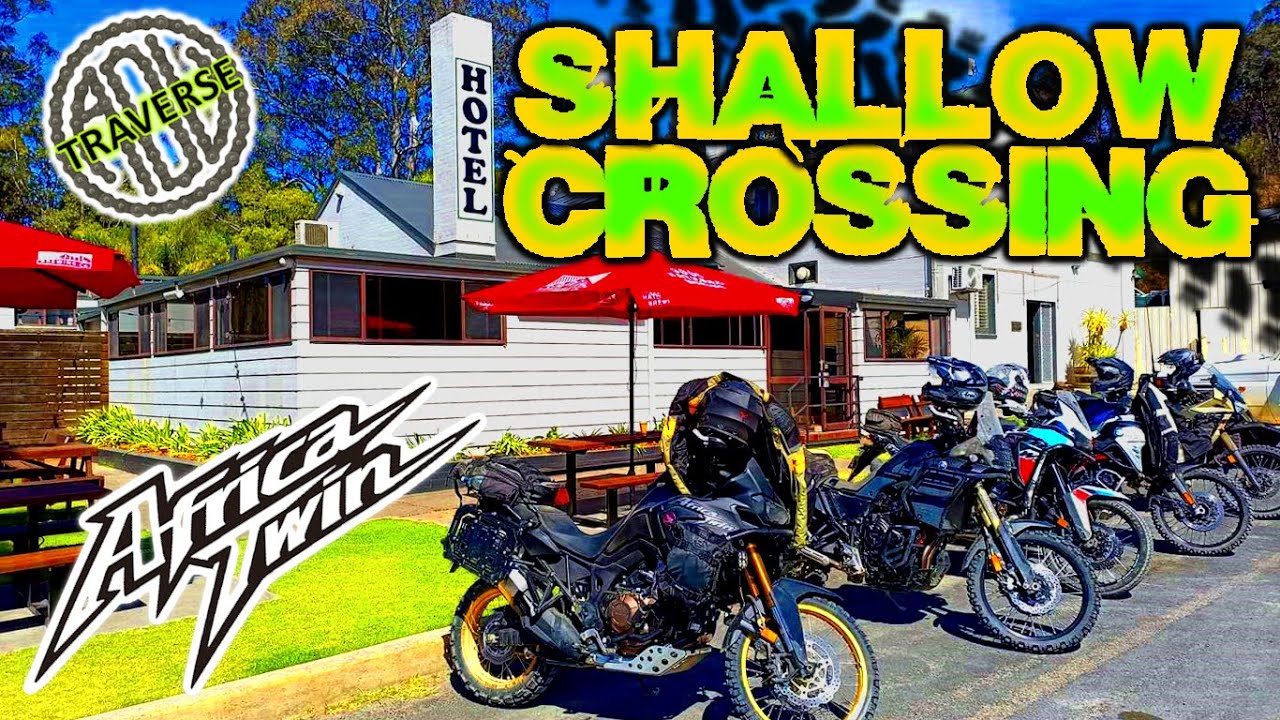 #AFRICATWIN MILTON TO NELLIGEN VIA SHALLOW CROSSING THE DIRT ROUTE #4K ...