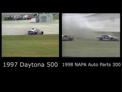 Nascar Crash Comparison 15 | Robert Pressley and Dale Earnhardt Jr ...