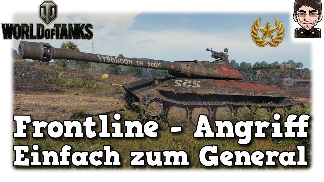 World of Tanks - Frontline Angriff, einfach zum General [Tipps] - YouTube