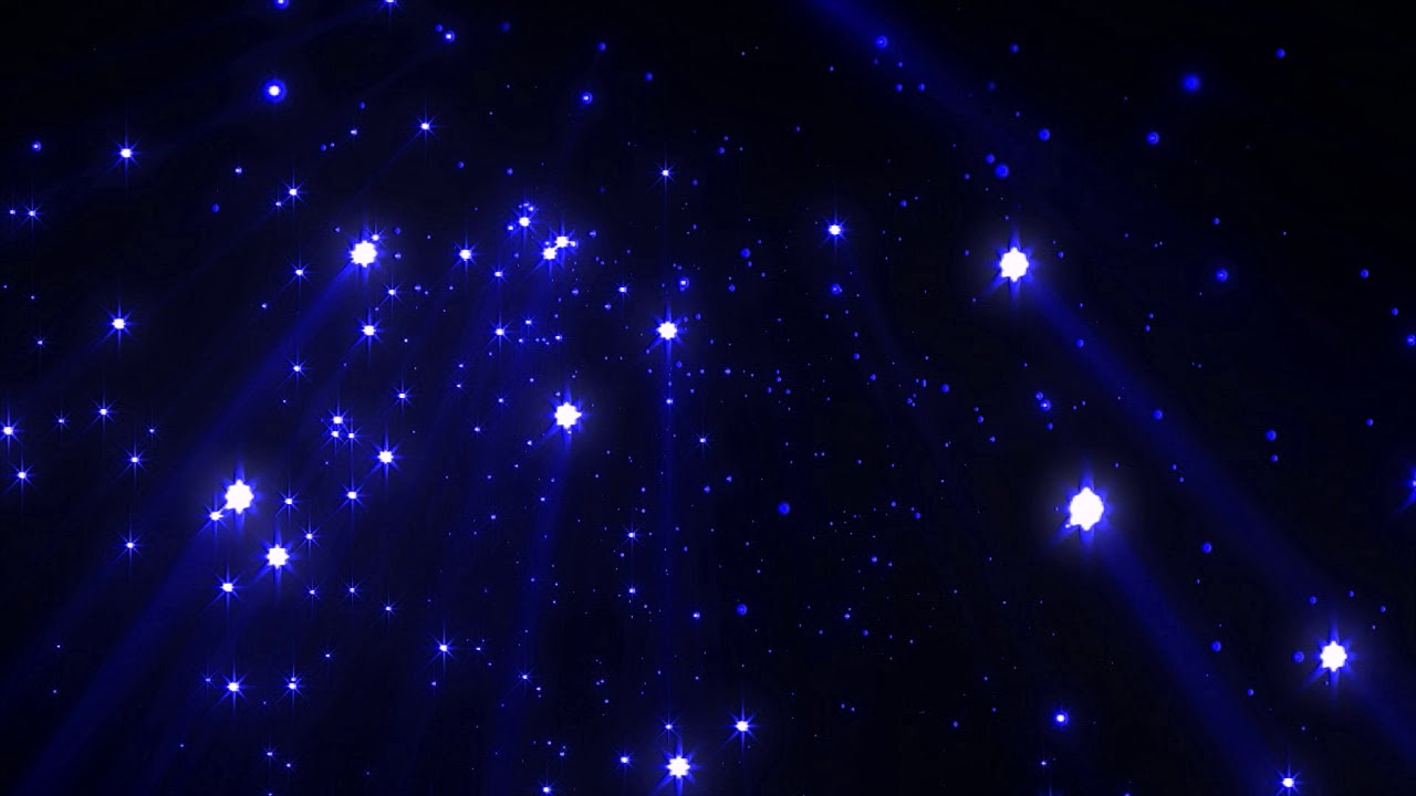 Blue, shining stars, falling Shimmer&photography background - YouTube