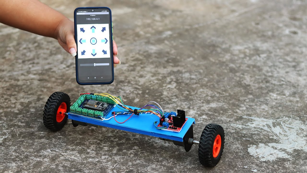 How to make a Mobile phone controlled car - YouTube