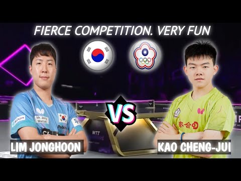 Lim Jonghoon vs Kao Cheng-Jui WTT Star Contender Bangkok 2024 - YouTube