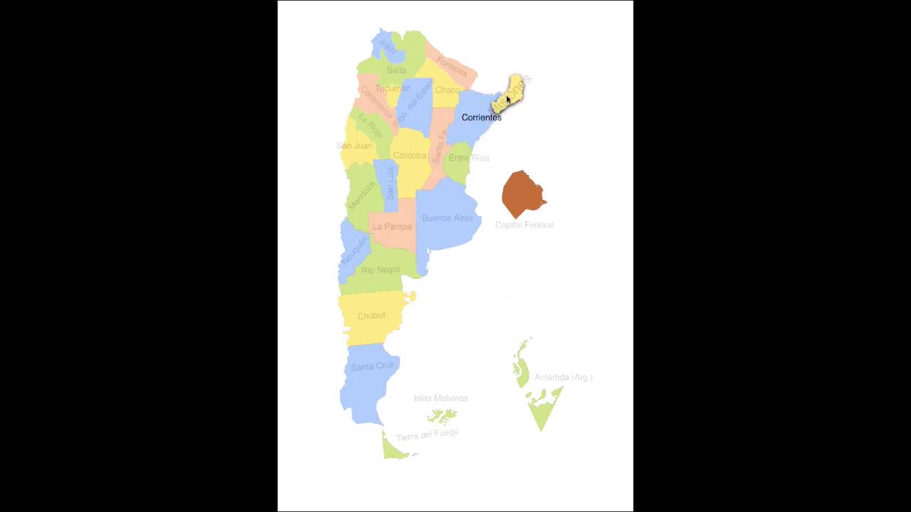 ViosMaps: Mapa interactivo de Argentina - SVG + Javascript + Snap.svg - YouTube