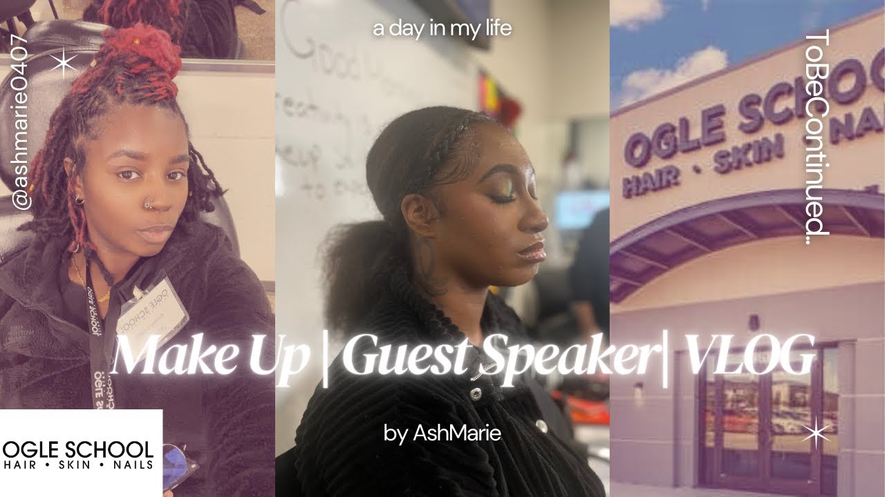 My day at Ogle School (Esthetics) | we had a special guest come in to ...