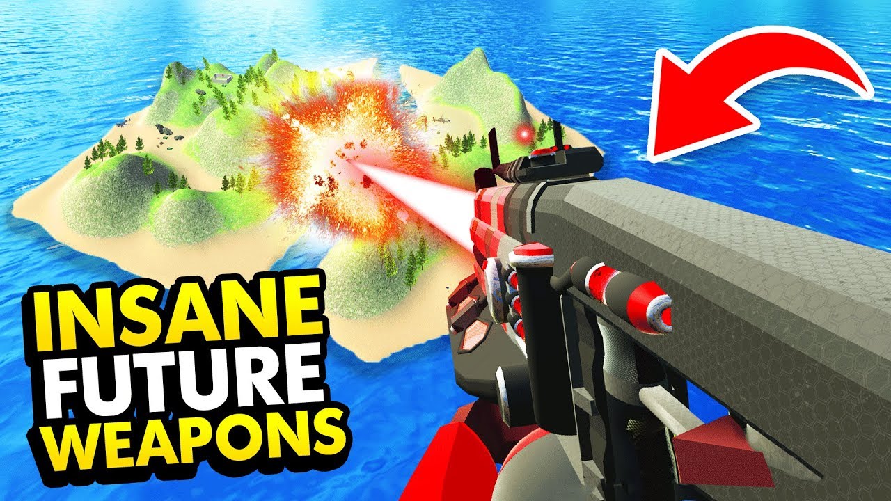 THE BEST FUTURISTIC LASER RIFLE OF ALL TIME IN RAVENFIELD (Ravenfield ...