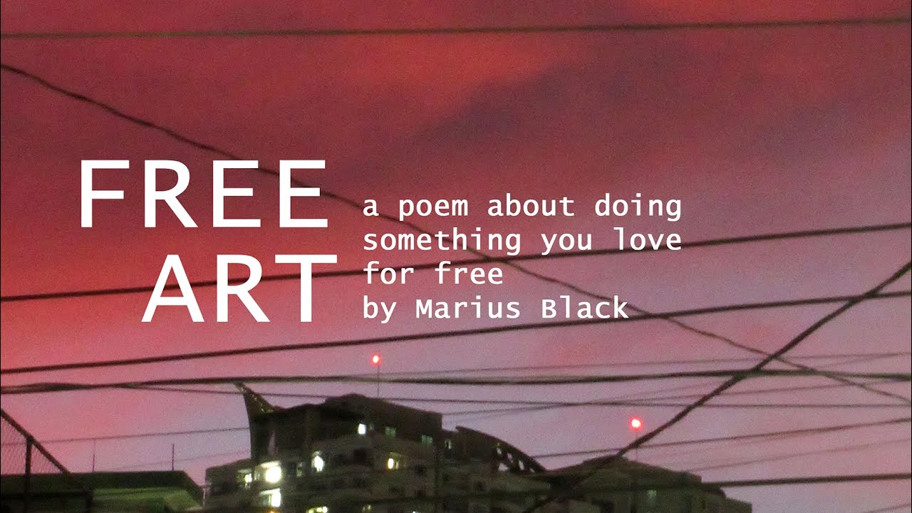 𝐅𝐑𝐄𝐄 𝐀𝐑𝐓 • poem by Marius Black #burnout #artists #song #art #painter # ...