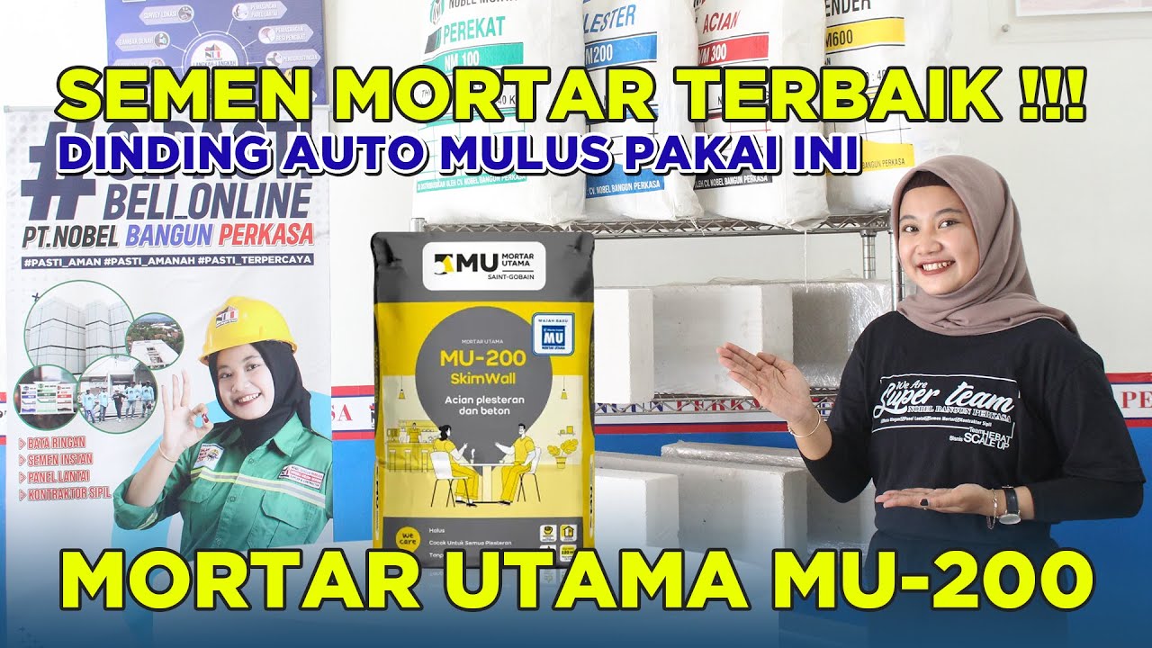 SEMEN MORTAR ACIAN PALING LARIS DI INDONESIA.! | MORTAR UTAMA MU-200 ...