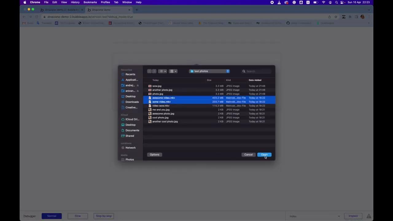 Show Upload Progress - Bubble Almighty Dropzone Plugin - YouTube