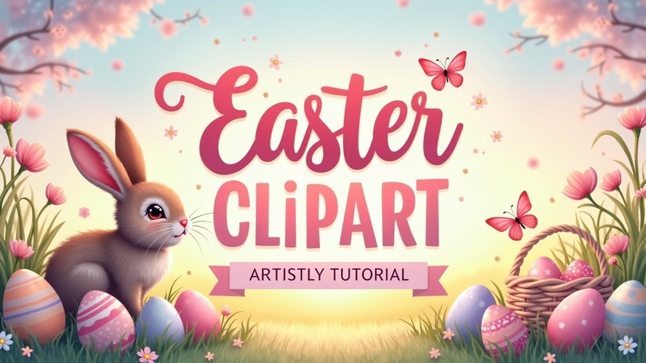 How to Create Easter Themed Clipart with Artistly - YouTube