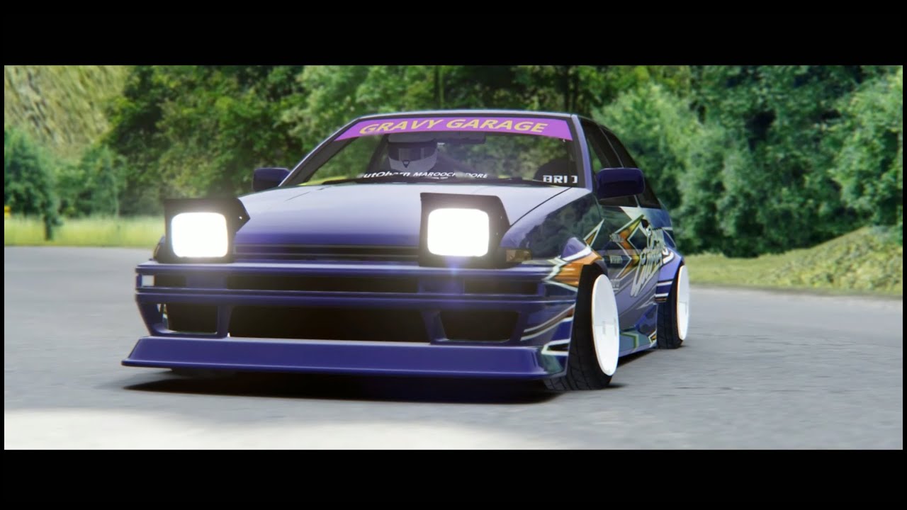 AE86 drifting|Assetto Corsa drift Playground edit - YouTube