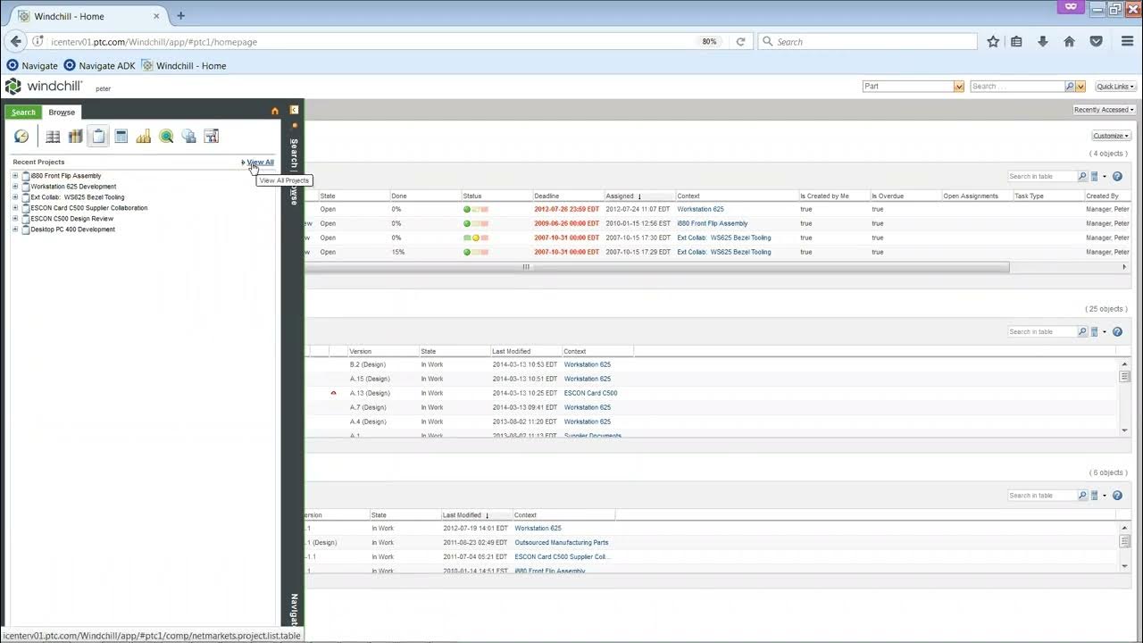 Windchill Plm Project Management Youtube