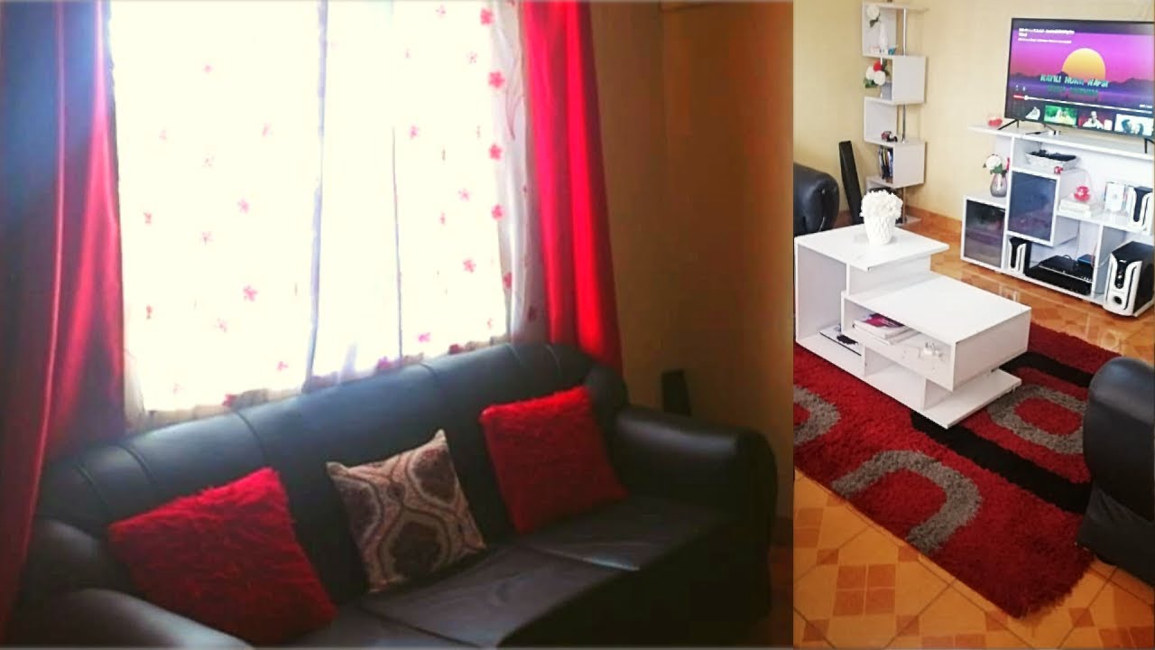 {1} BEDROOM APARTMENT TOUR LIVING ROOM TOUR [2021 NAIROBI Kenya(part 1 ...