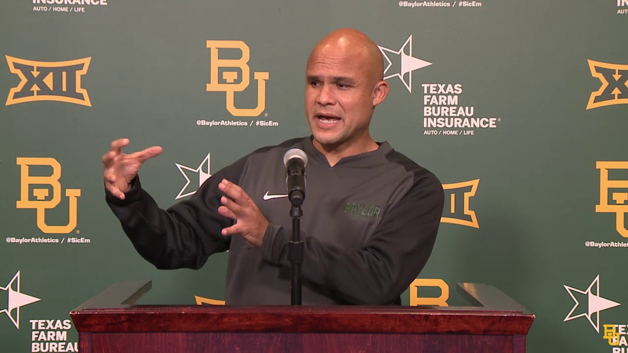 Baylor Football: Coach Dave Aranda Press Conference 10/19 - YouTube