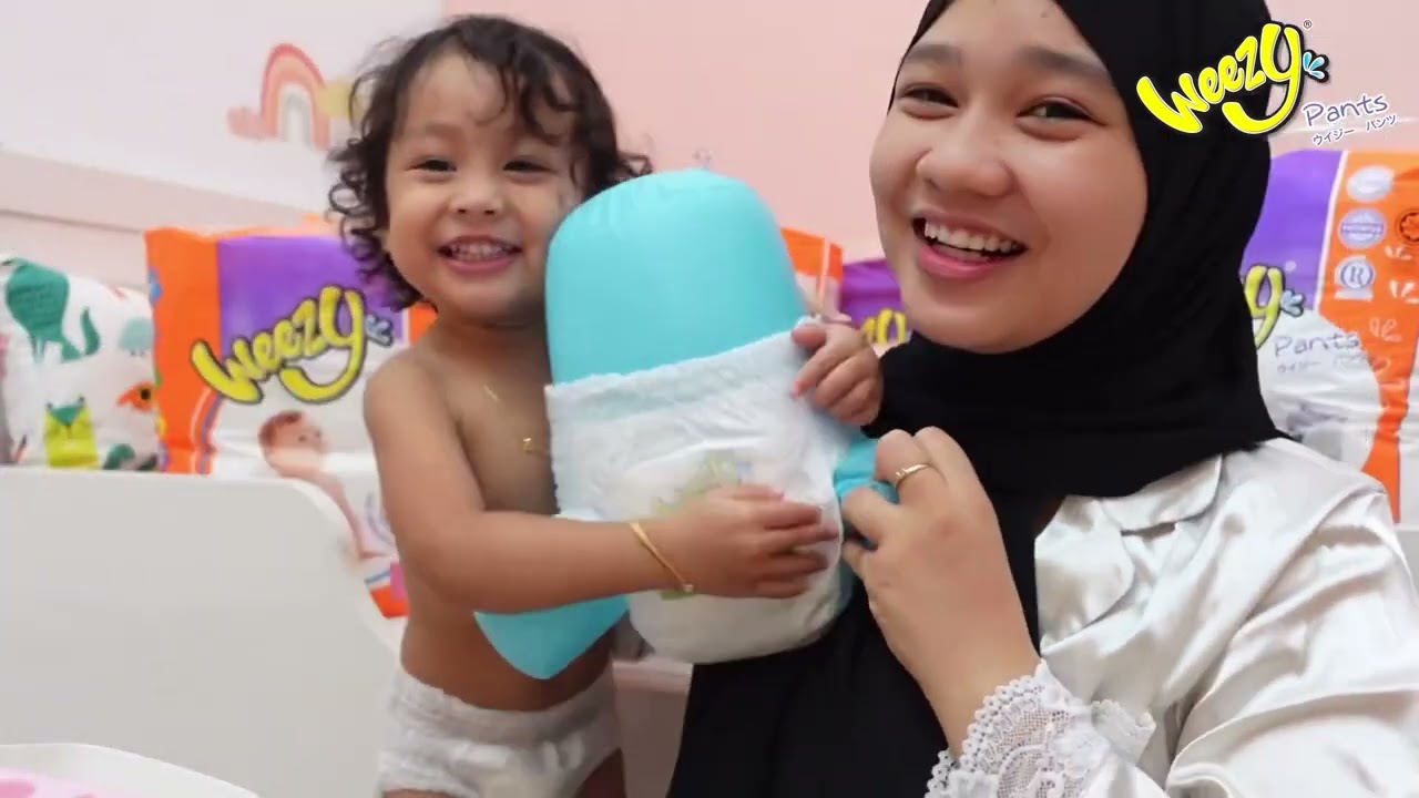 Weezy Baby Diaper Pants - YouTube