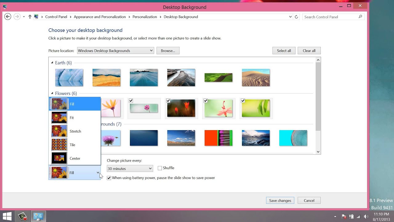 How To Change Your Desktop Background On Windows 8 - YouTube