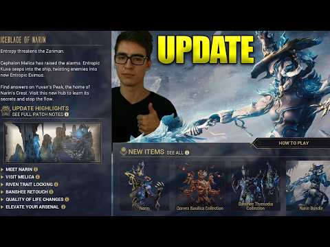 Warframe Iceblade of Narin Update! Farm Zariman for Narin!