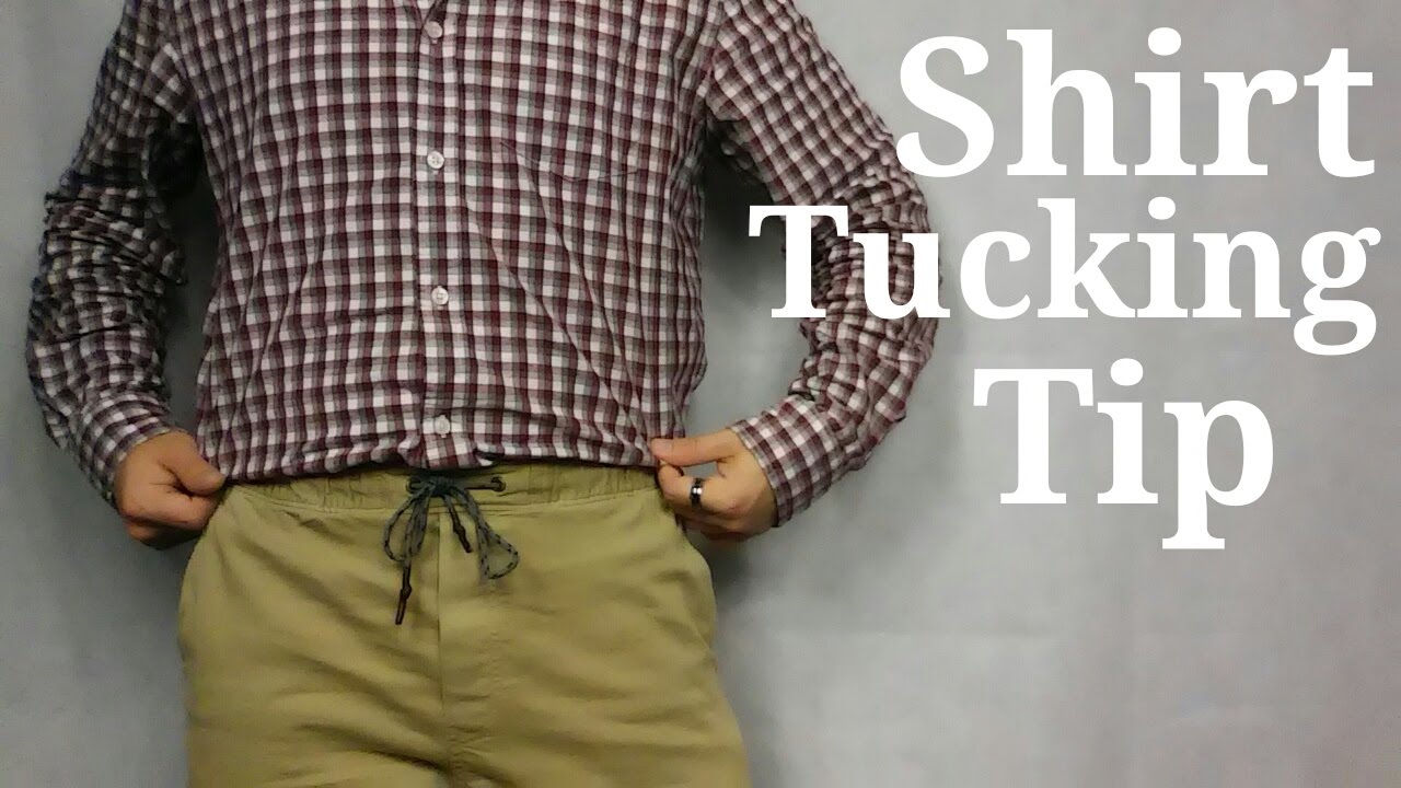 Collared/Dress Shirt Tucking Tip-When To Tuck & Different Styles - YouTube